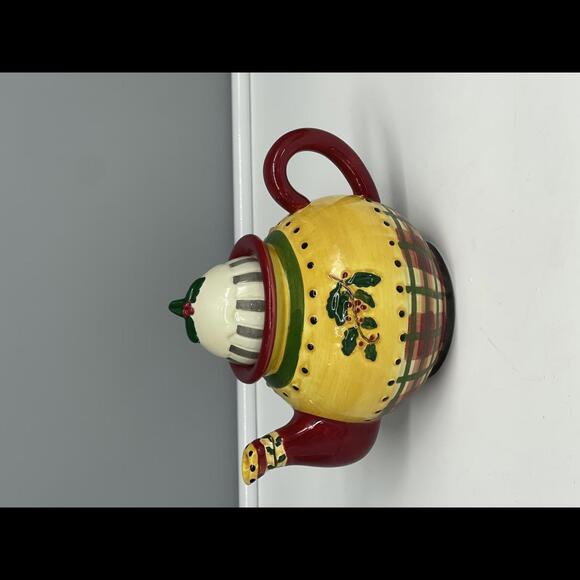 Kitchen | Vtg Debbie Mumm Sakura Teapot Christmas Pudding Mini ...